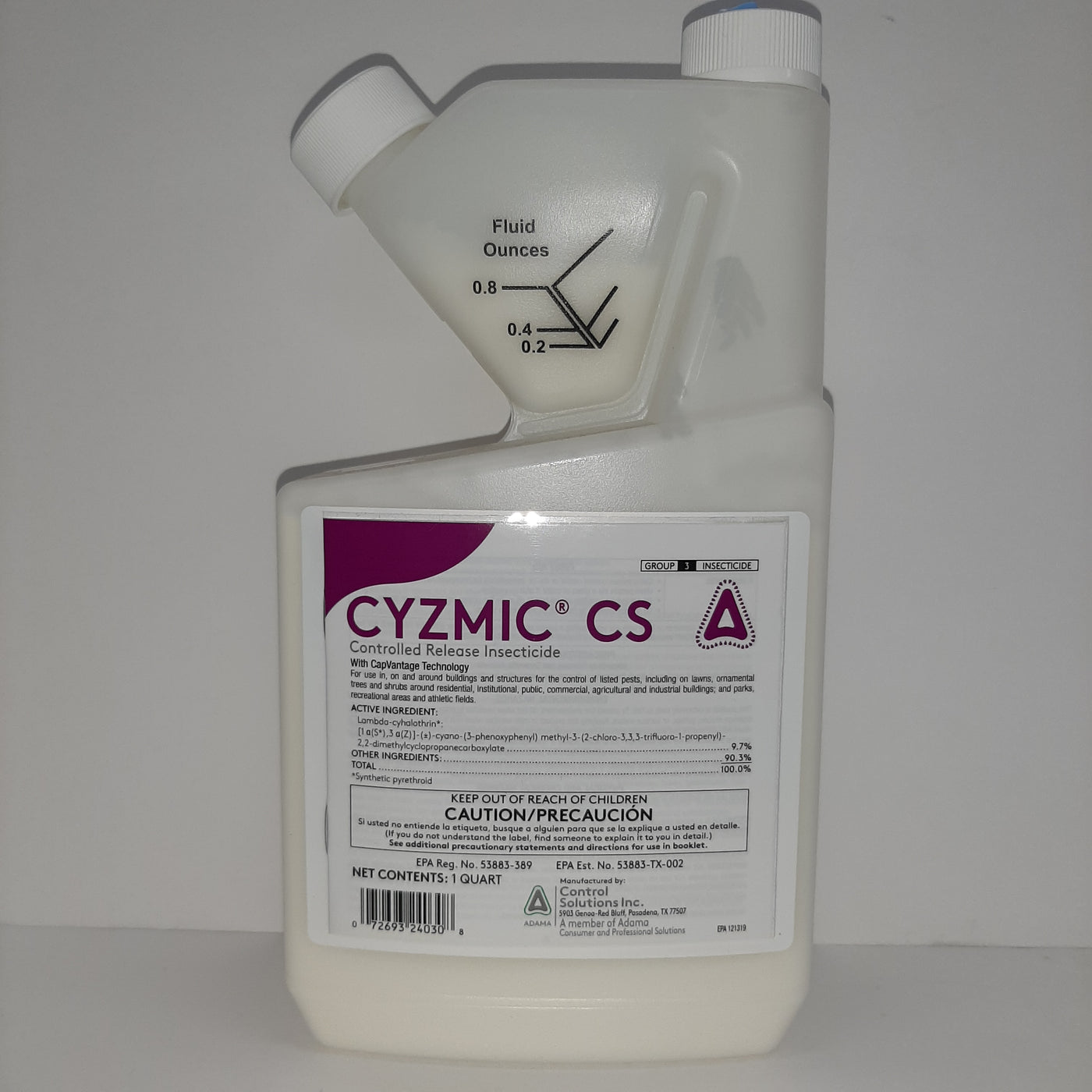 Cyzmic CS - Insecticide — Warne Chemical & Equipment Company Inc.